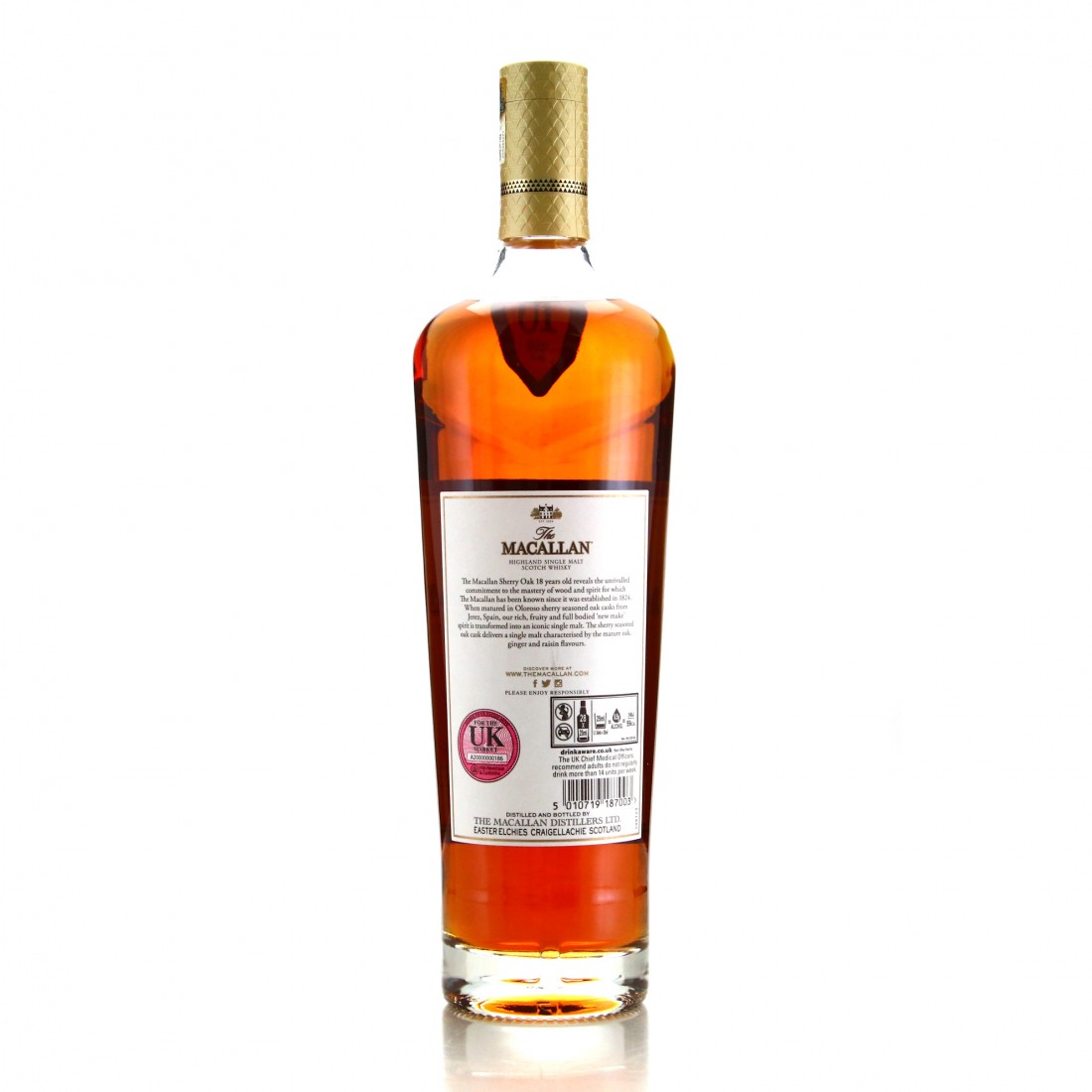Macallan 18 Year Old Sherry Oak 2021 Release Whisky Auctioneer