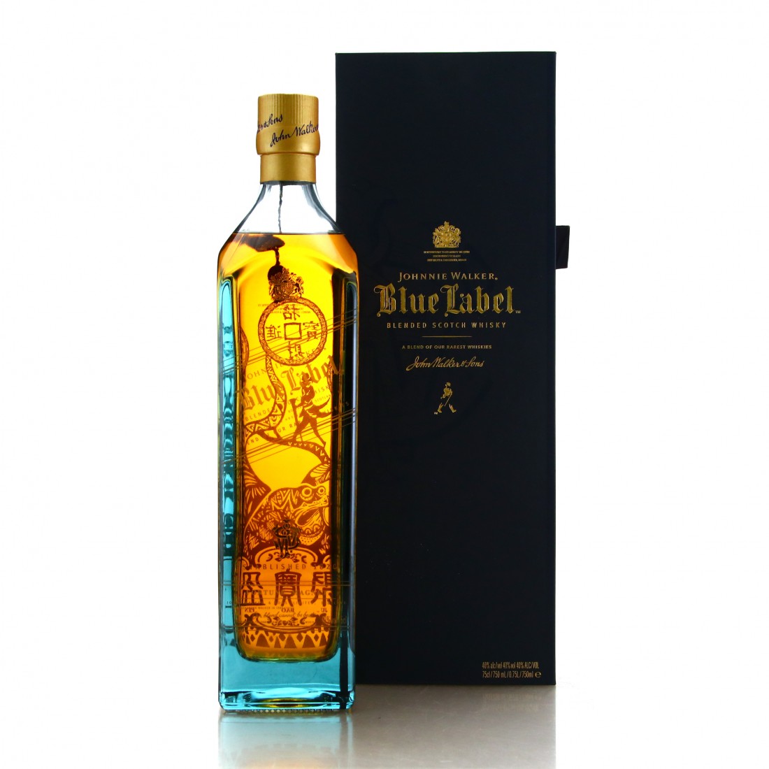 Johnnie Walker Blue Label 75cl / Fortune Magnet | Whisky Auctioneer