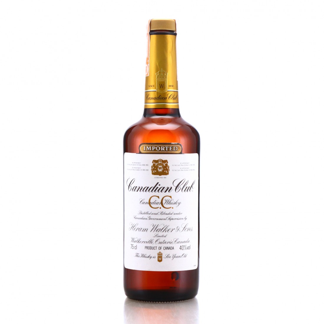 Canadian Club 6 Year Old 1980s | Whisky Auctioneer
