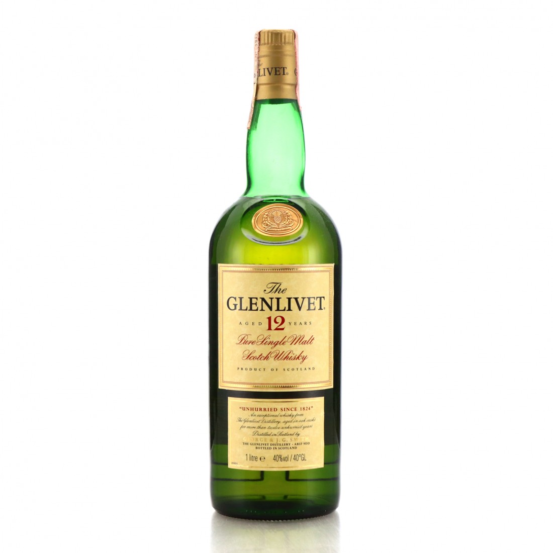 Glenlivet 12 Year Old 1 Litre 1990s | Whisky Auctioneer