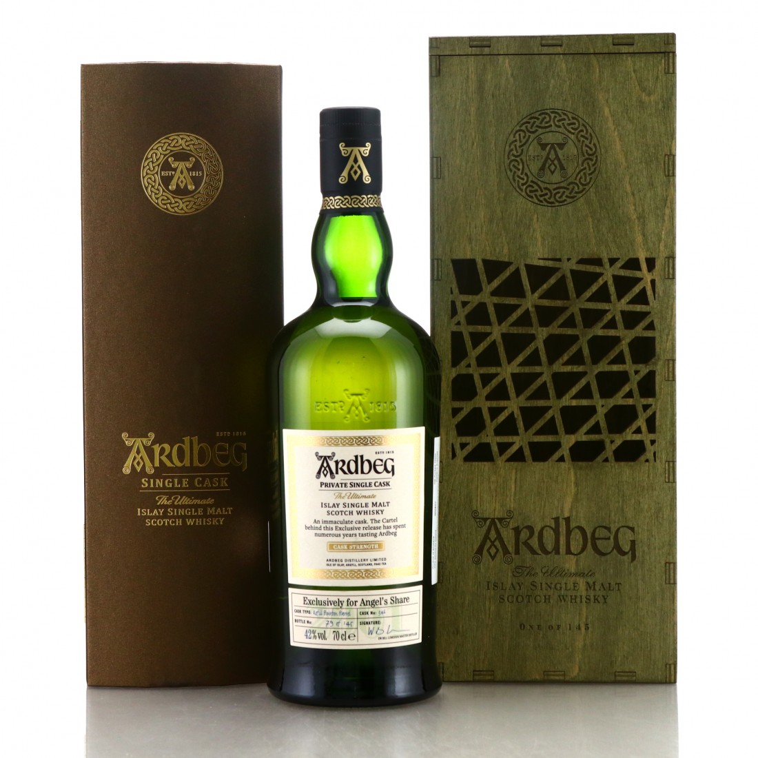 Ardbeg 2001 Single Bourbon Cask #346 / Angel's Share | Whisky Auctioneer