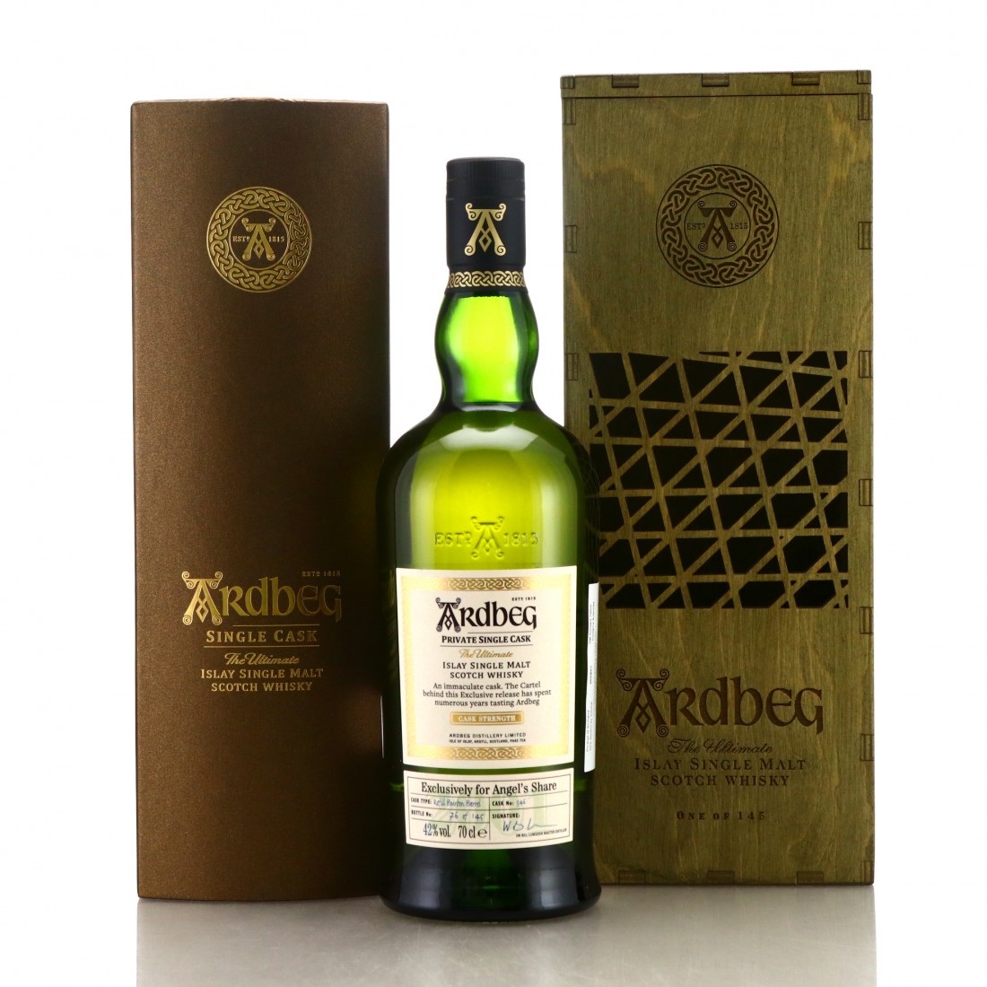 Ardbeg 2001 Single Bourbon Cask #346 / Angel's Share | Whisky Auctioneer