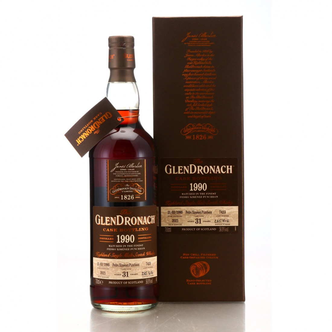 Glendronach 1990 Single PX Cask 31 Year Old #7423 / Batch 19 | Whisky ...