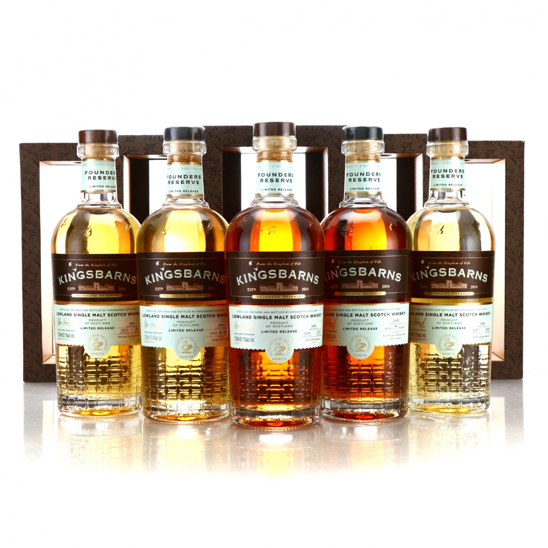 Kingsbarns Founders Reserve 5 x 70cl | Whisky Auctioneer