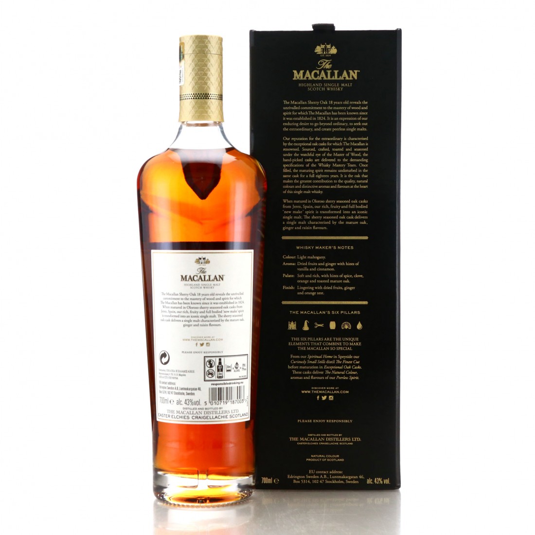 Macallan 18 Year Old Sherry Oak 2022 Release | Whisky Auctioneer