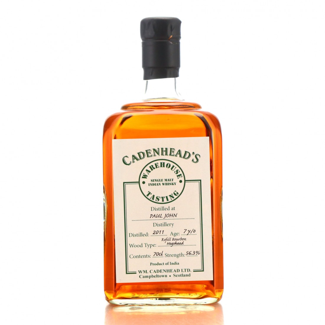 Paul John 2011 Cadenhead's 7 Year Old Warehouse Tasting | Whisky Auctioneer