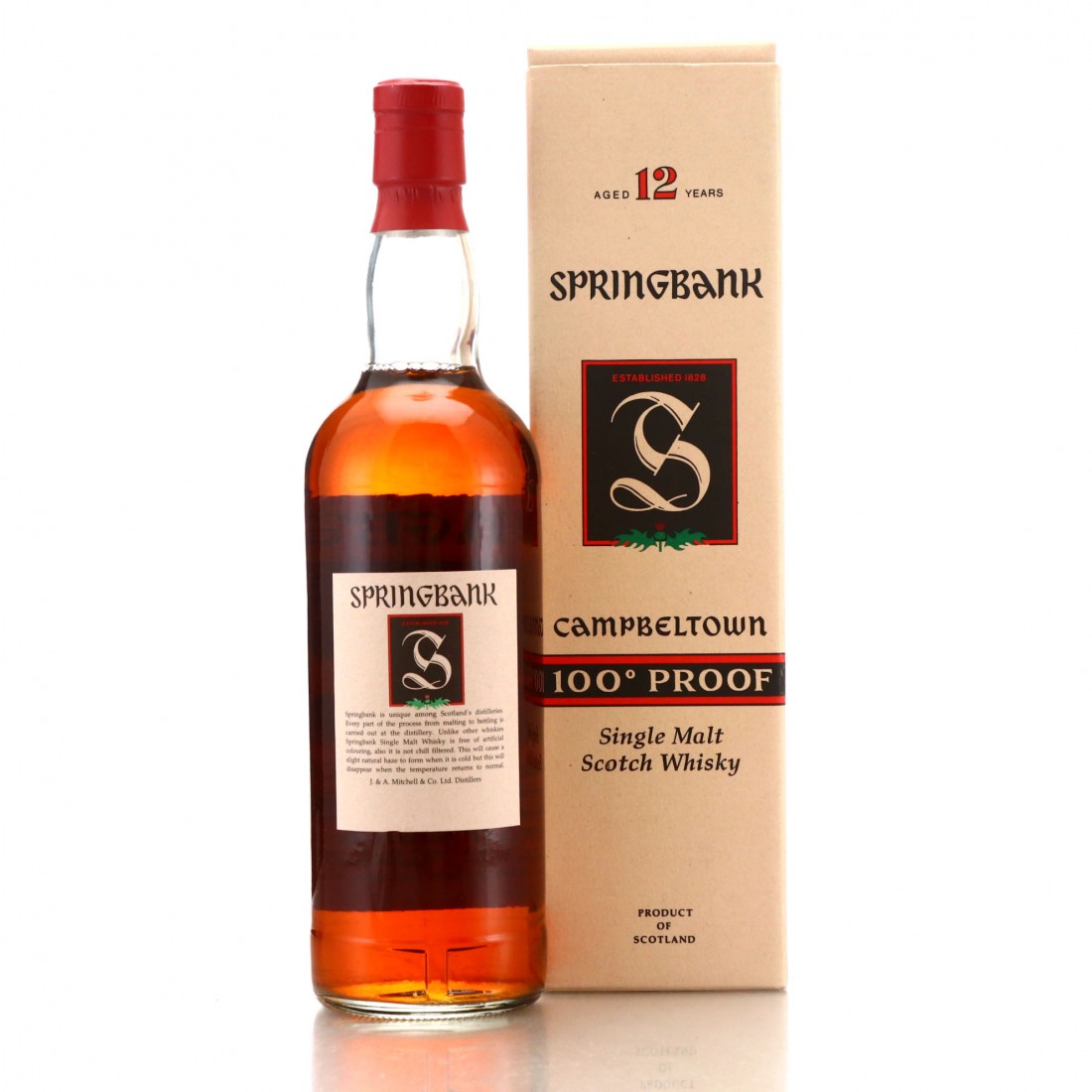 Springbank 12 Year Old 100 Proof Green Thistle 1990s | Whisky Auctioneer