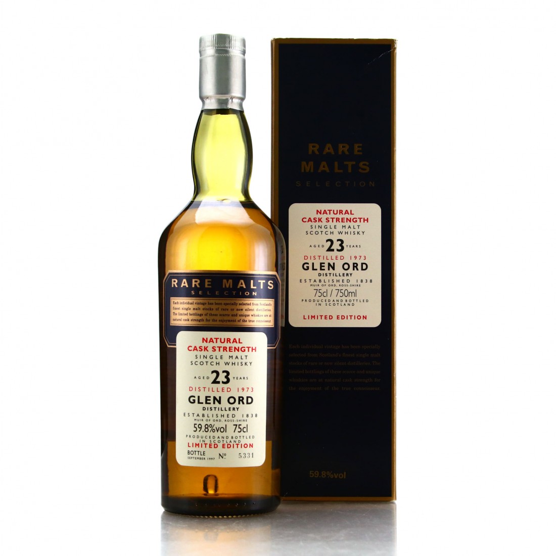 Glen Ord 1973 Rare Malt 23 Year Old 75cl / 59.8% | Whisky Auctioneer