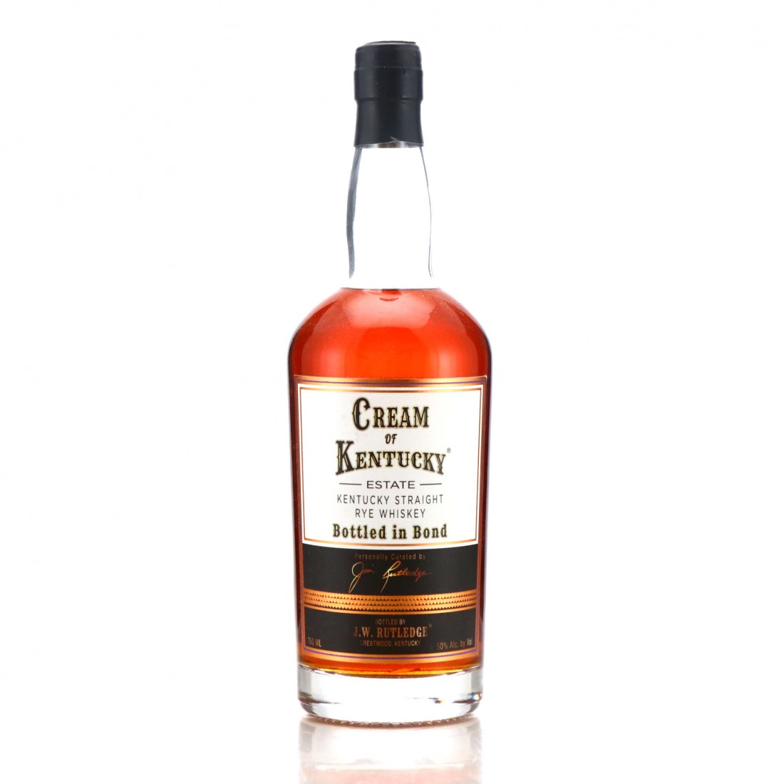 J.W. Rutledge Cream of Kentucky Bottled in Bond Rye | Whisky Auctioneer