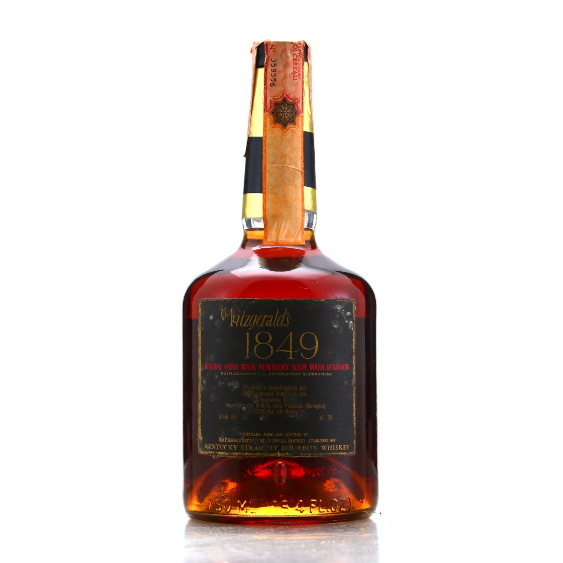 Old Fitzgerald '1849' 8 Year Old Kentucky Straight Bourbon 1980 ...