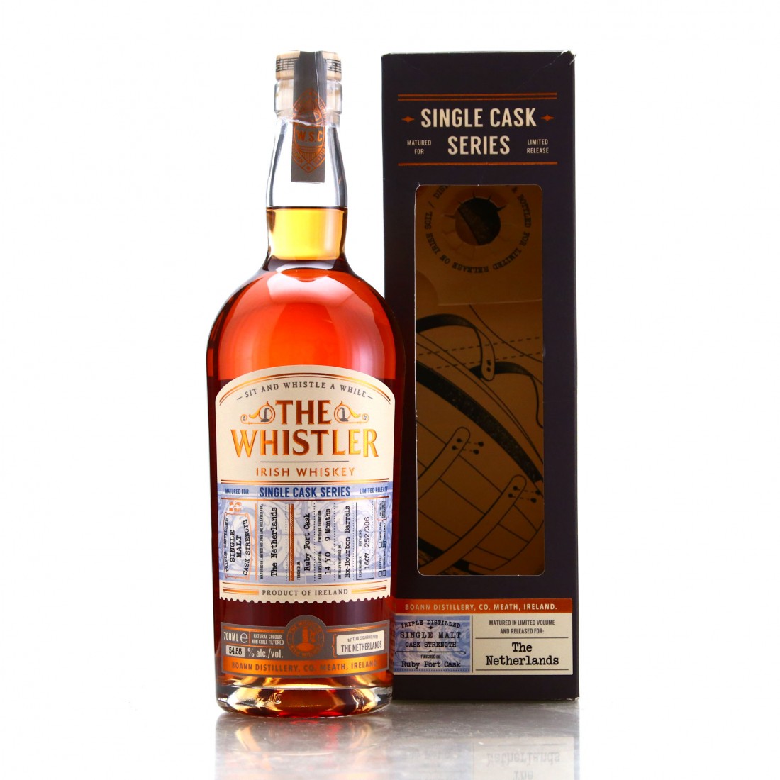 The Whistler 14 Year Old Port Cask Irish Whiskey #1607 / Netherlands ...