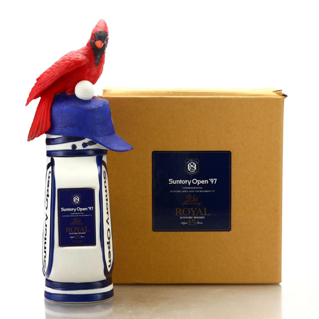 Suntory Royal 15 Year Old Open '97 Decanter / 25th Anniversary | Whisky ...