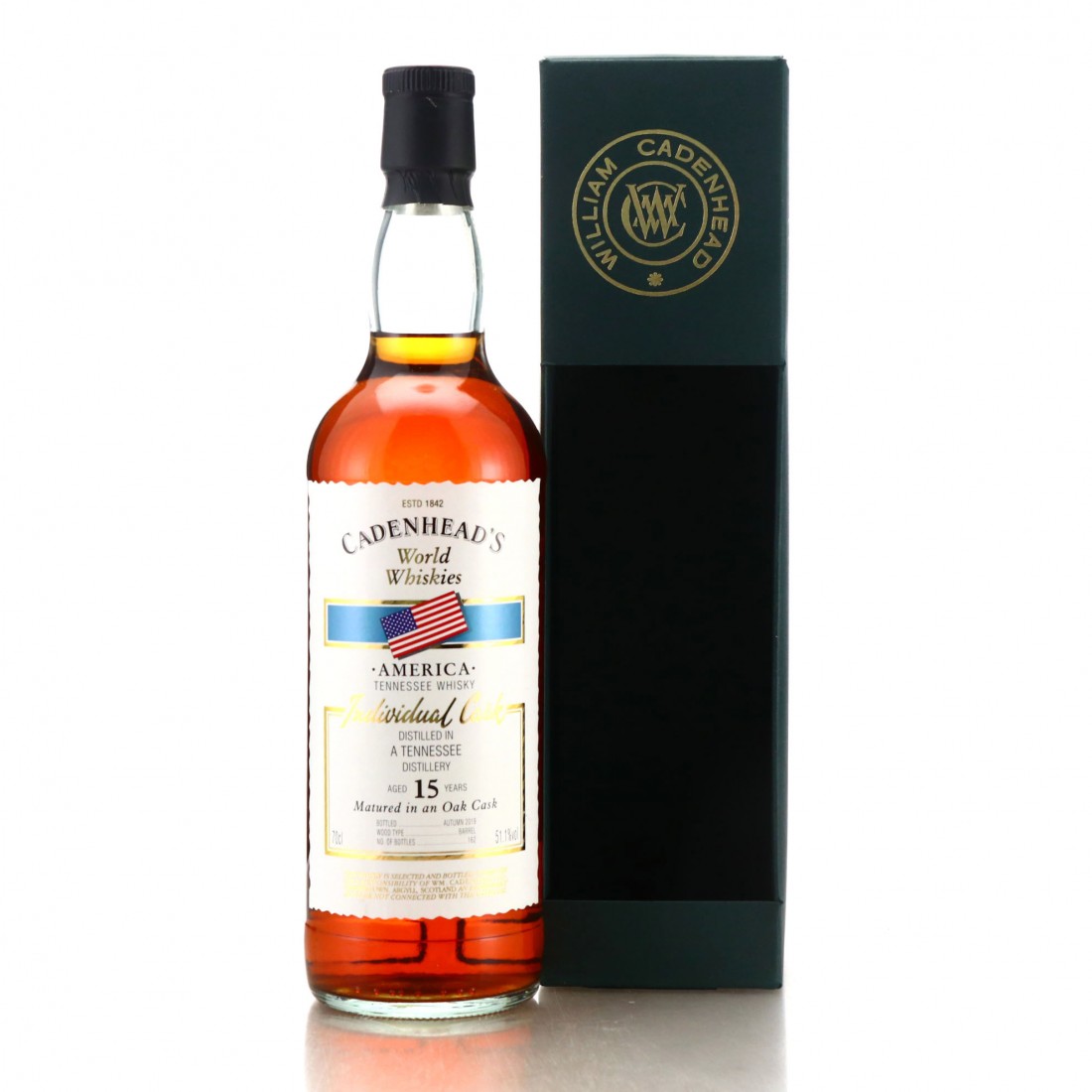 Tennessee Whisky 15 Year Old Cadenhead's World Whiskies | Whisky Auctioneer