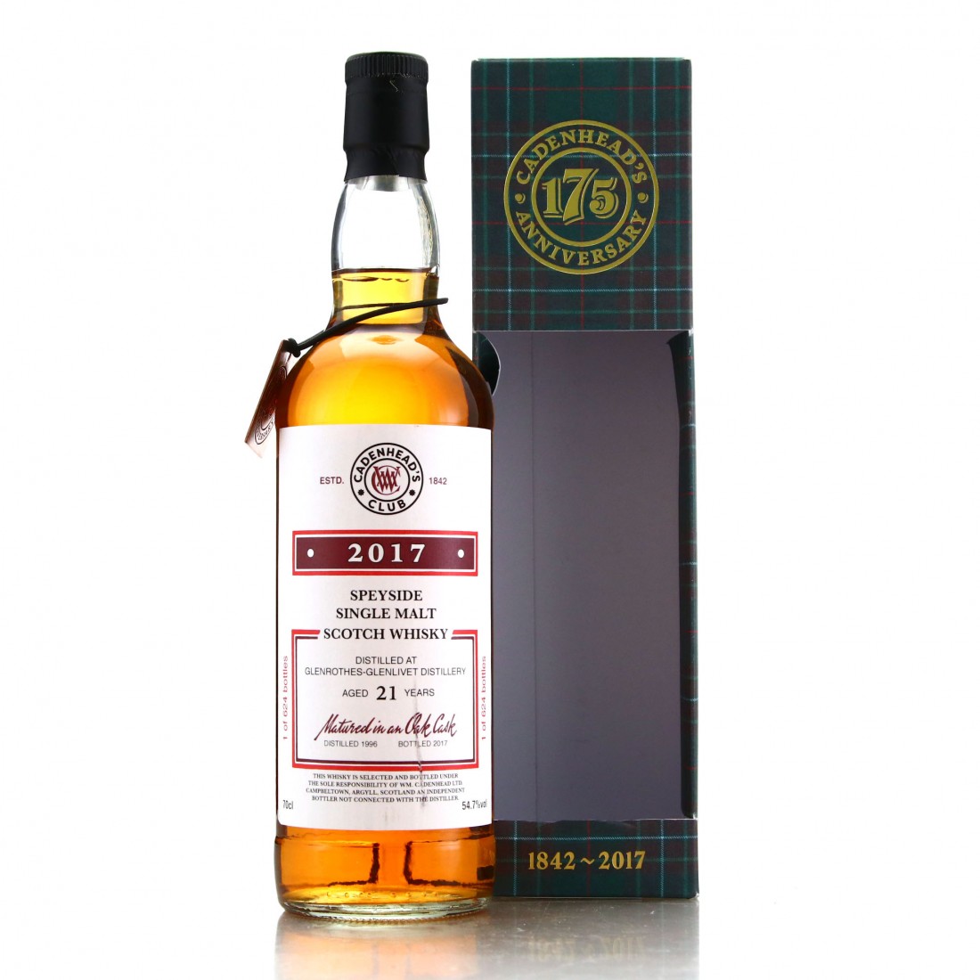 Glenrothes 1996 Cadenhead's Club 21 Year Old | Whisky Auctioneer