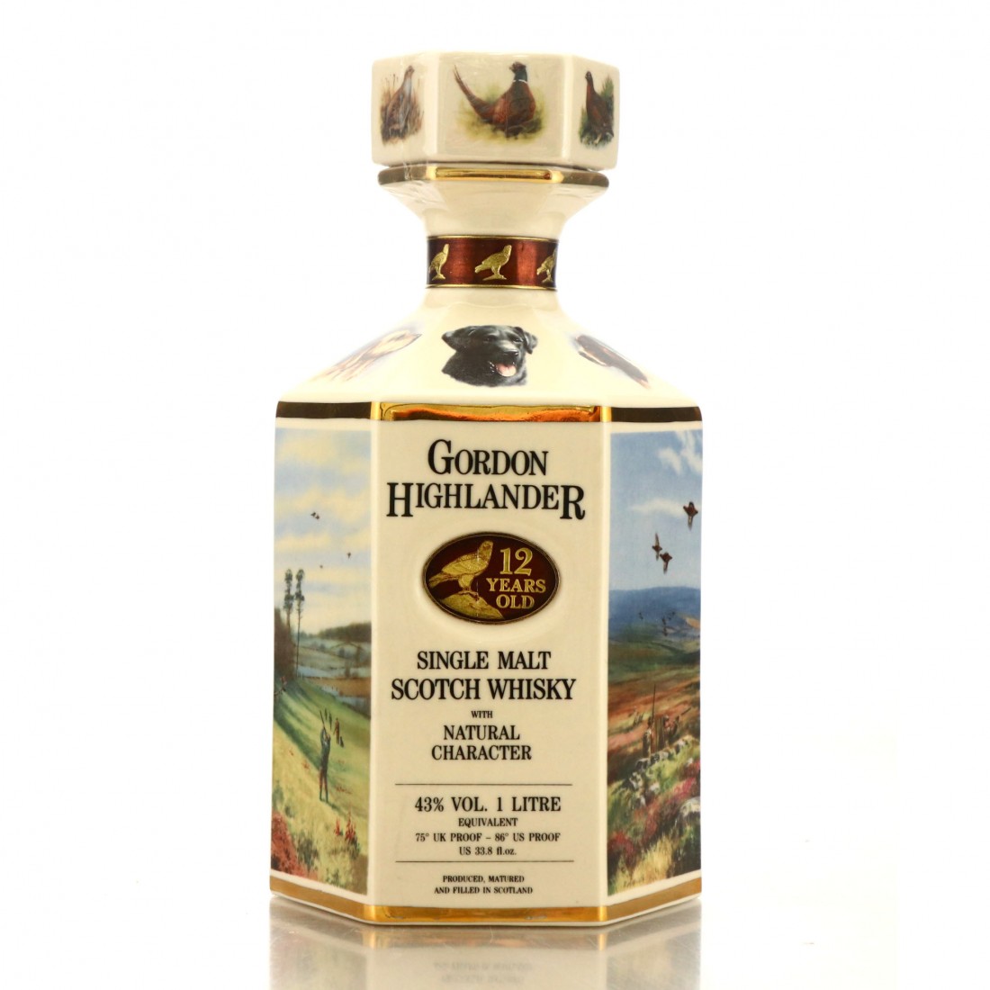 Tomatin 'Gordon Highlander' 12 Year Old Shooting Decanter 1 Litre ...
