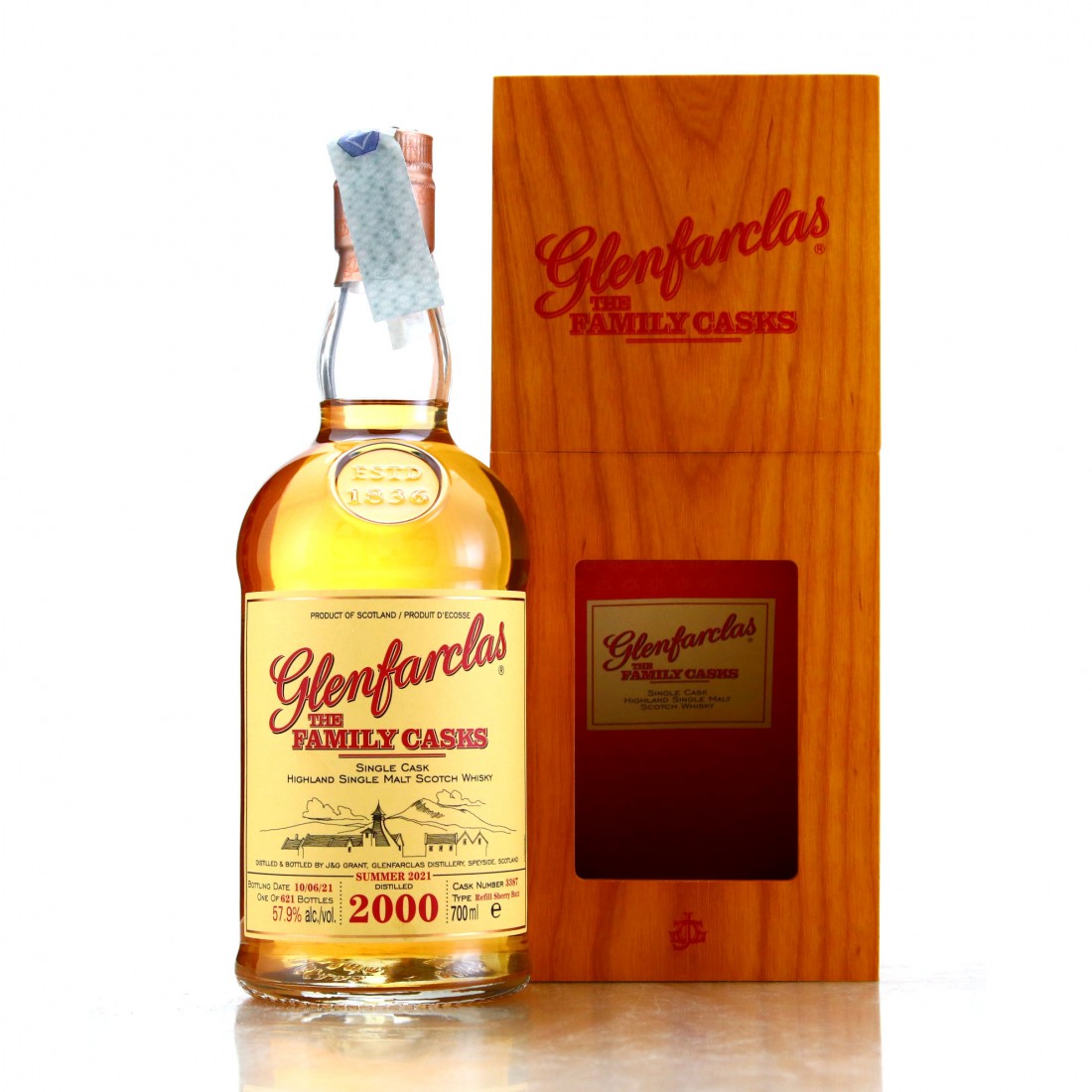 Glenfarclas 2000 Family Cask #3387 / Summer 2021 | Whisky Auctioneer