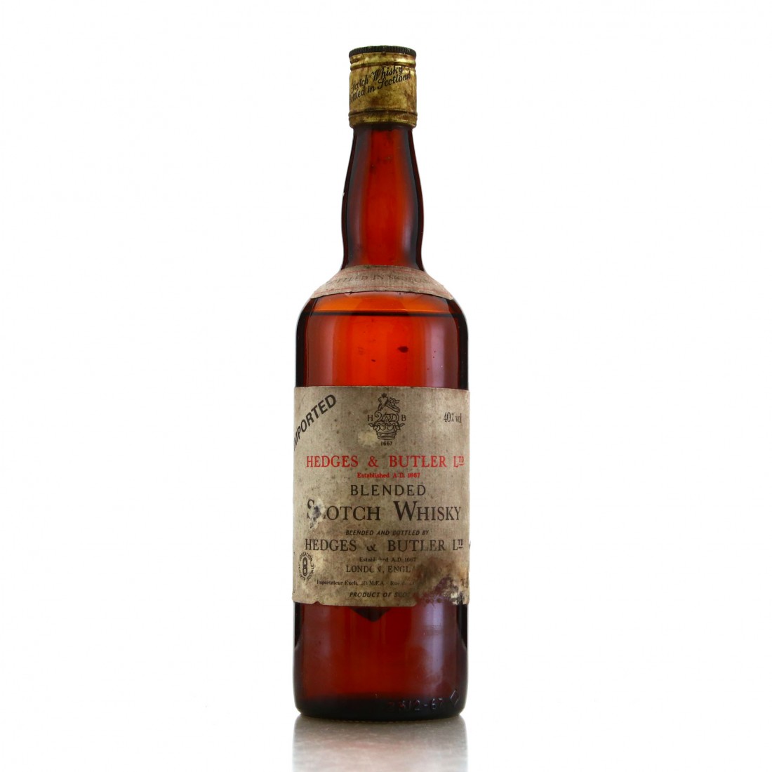 Hedges and Butler Scotch Whisky 1980s | Whisky Auctioneer