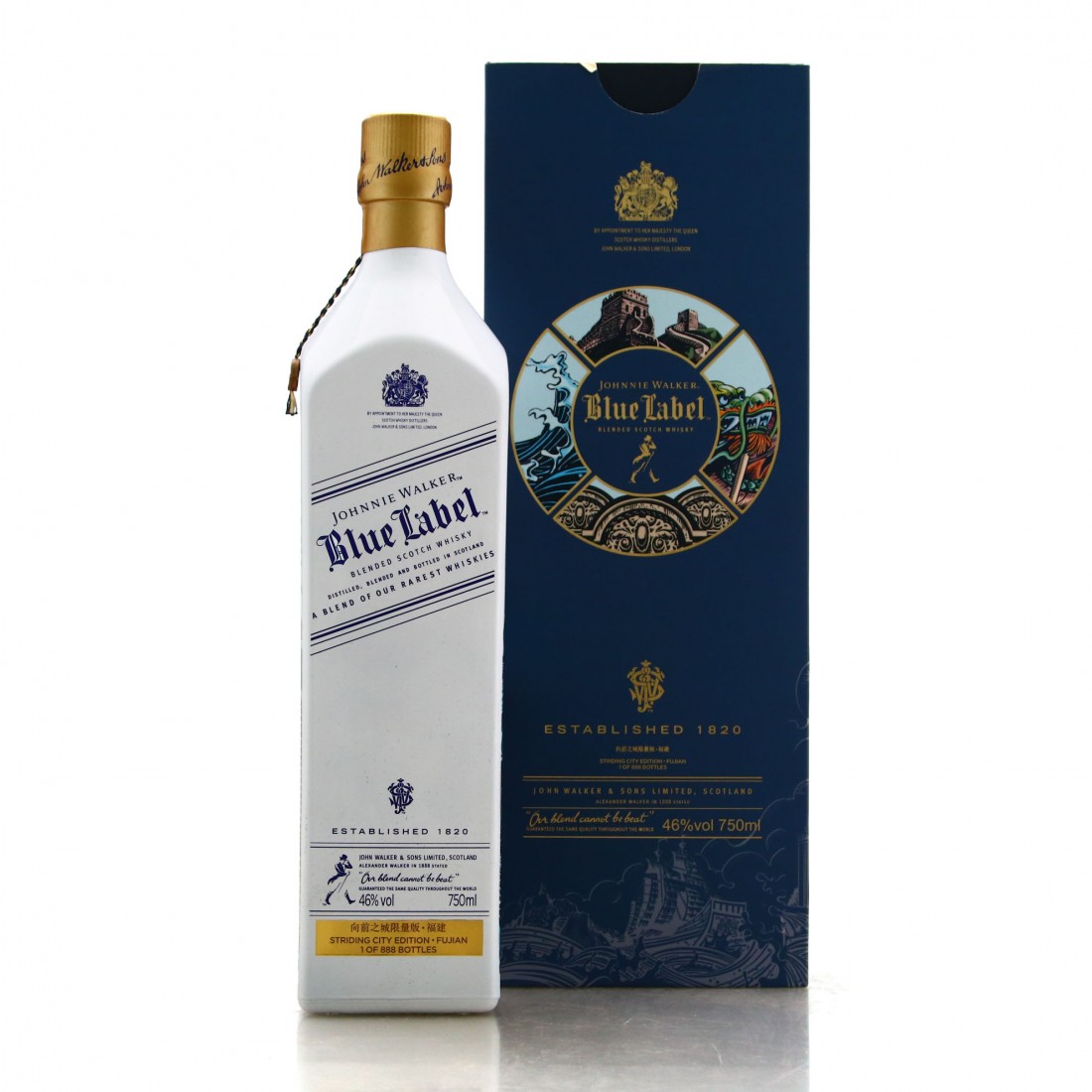 Johnnie Walker Blue Label 75cl / Striding City Fujian Edition | Whisky ...