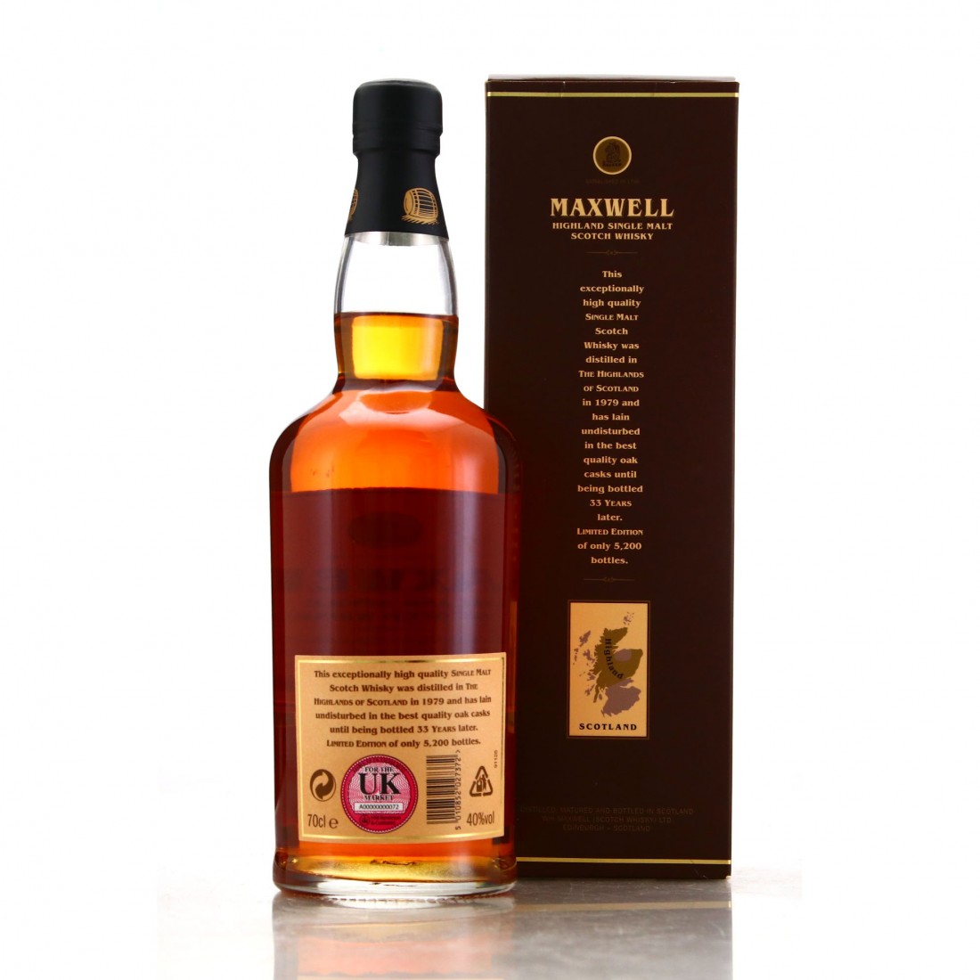 Maxwell 1979 33 Year Old Highland Single Malt | Whisky Auctioneer