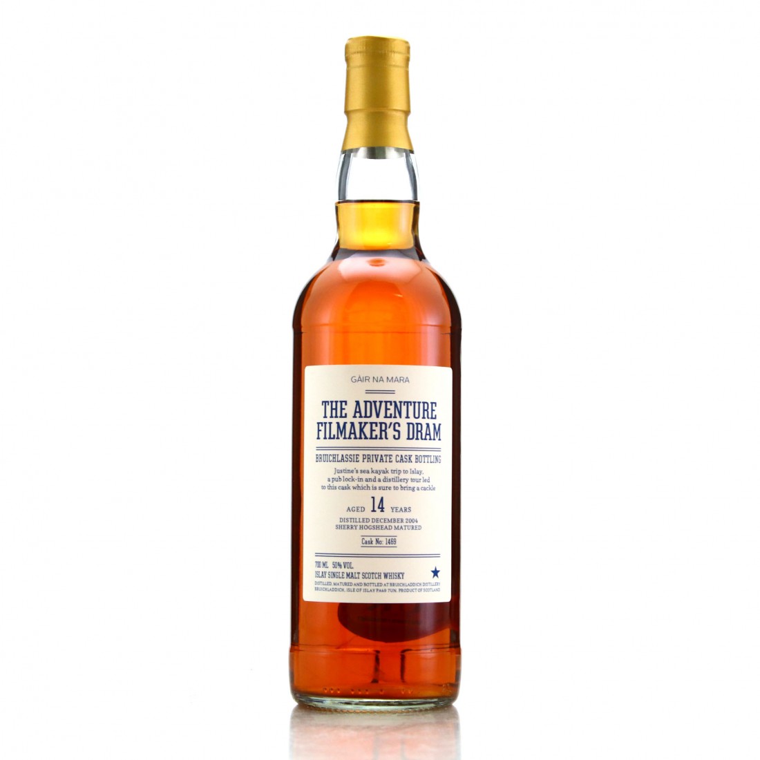 Bruichladdich 2004 Private Sherry Cask 14 Year Old #1469 / The Adventure Filmaker's Dram ...