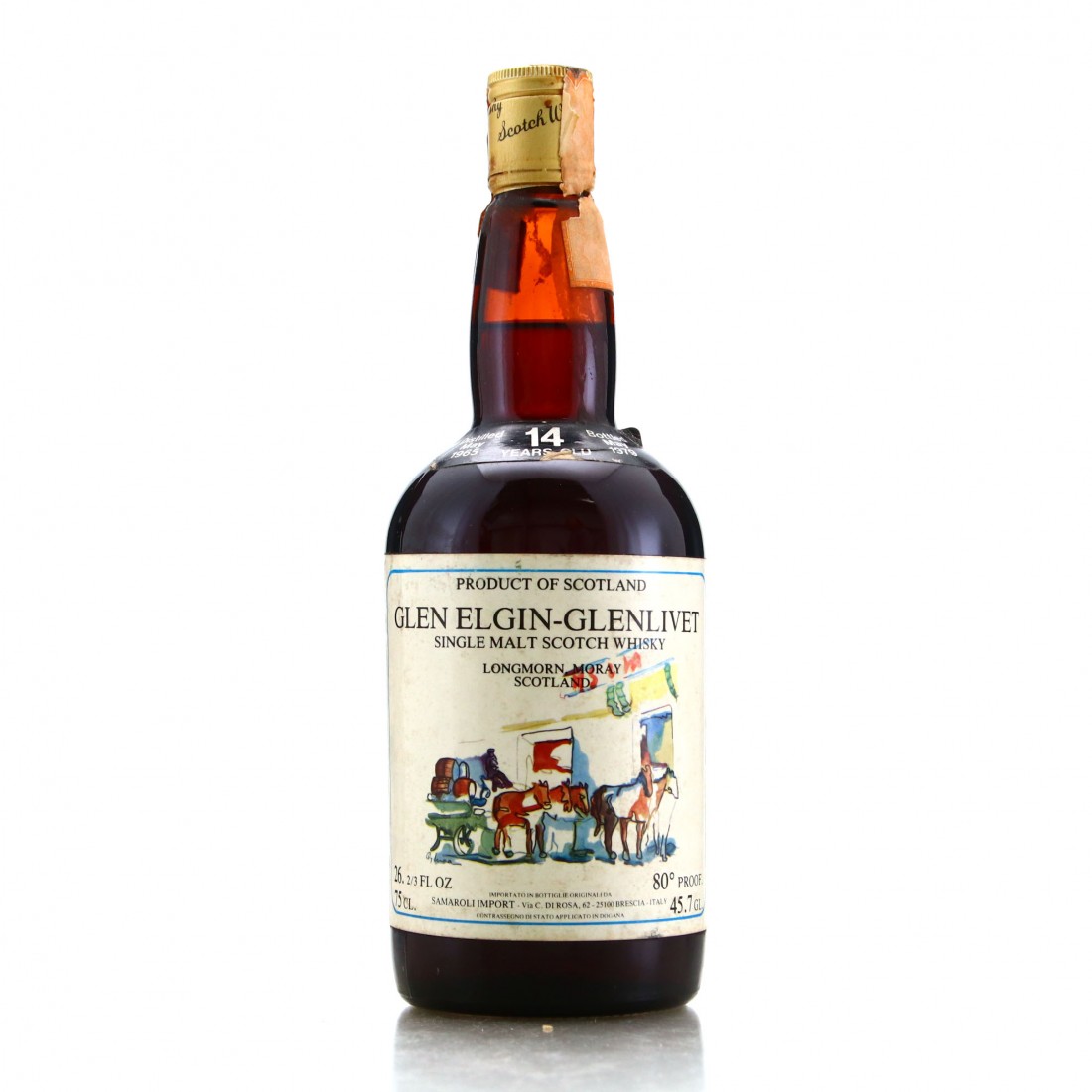Glen Elgin 1965 Samaroli 14 Year Old / Cadenhead's 1979 | Whisky Auctioneer