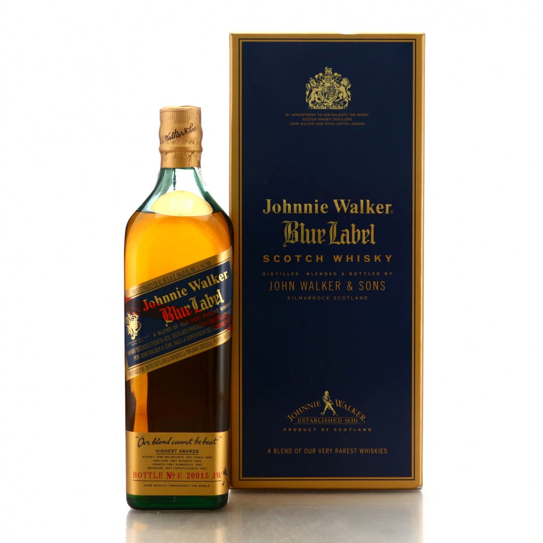 Johnnie Walker Blue Label 75cl / Venezuelan Import | Whisky Auctioneer