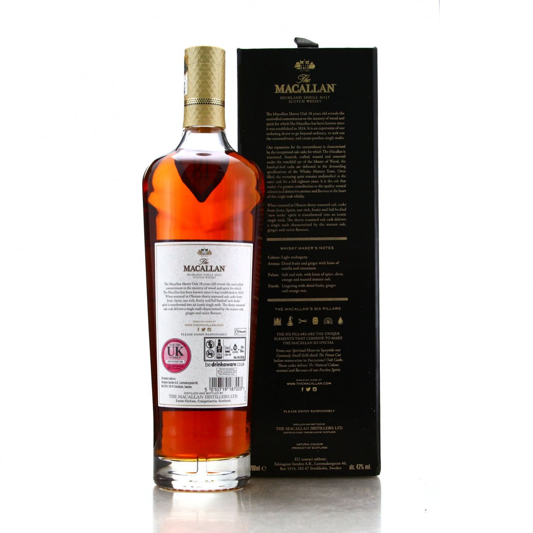 Macallan 18 Year Old Sherry Oak 2022 Release | Whisky Auctioneer