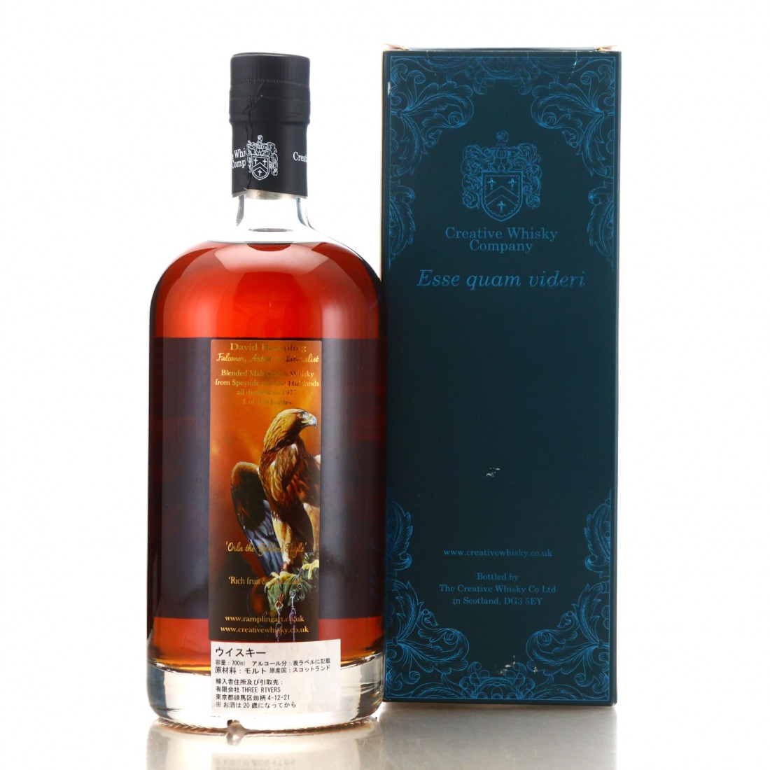 Blended Malt 1977 Creative Whisky Co 38 Year Old / David Rampling ...