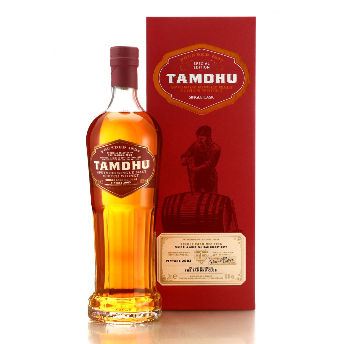 Tamdhu 2003 Single Cask #7196/ The Tamdhu Club | Whisky Auctioneer