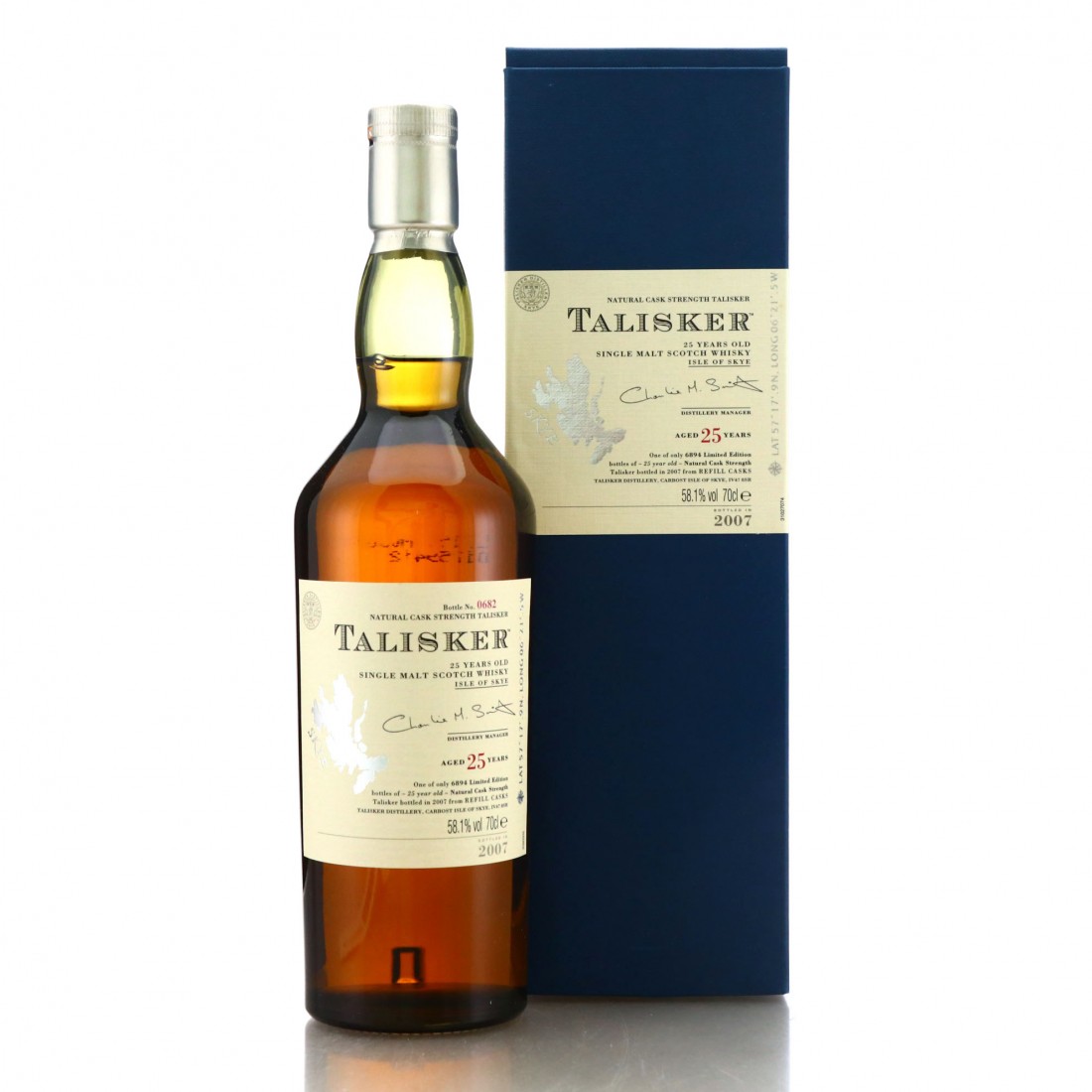 Talisker 25 Year Old Cask Strength 2007 Release | Whisky Auctioneer