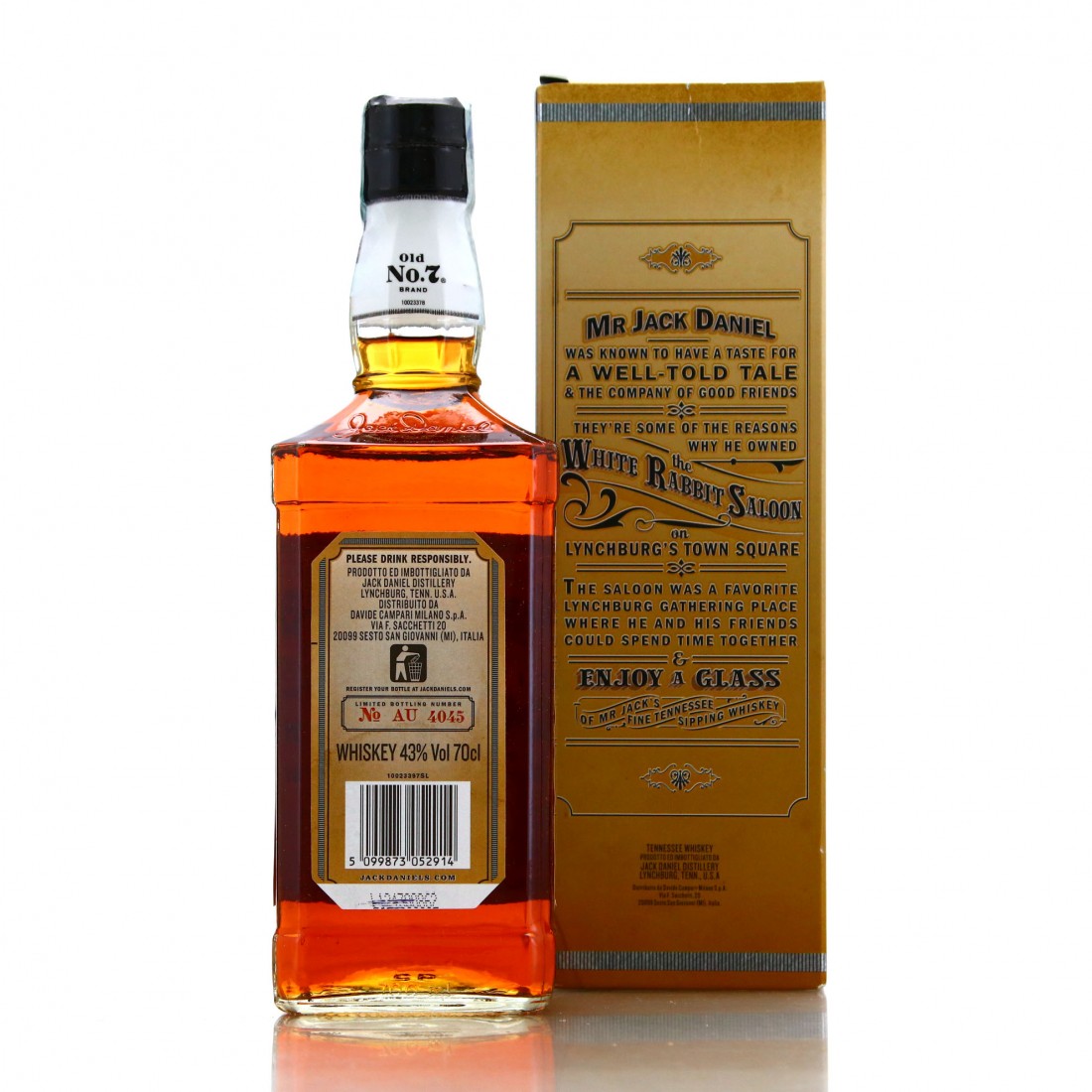 Jack Daniel's 120th Anniversary of White Rabbit Saloon 70cl | Whisky ...