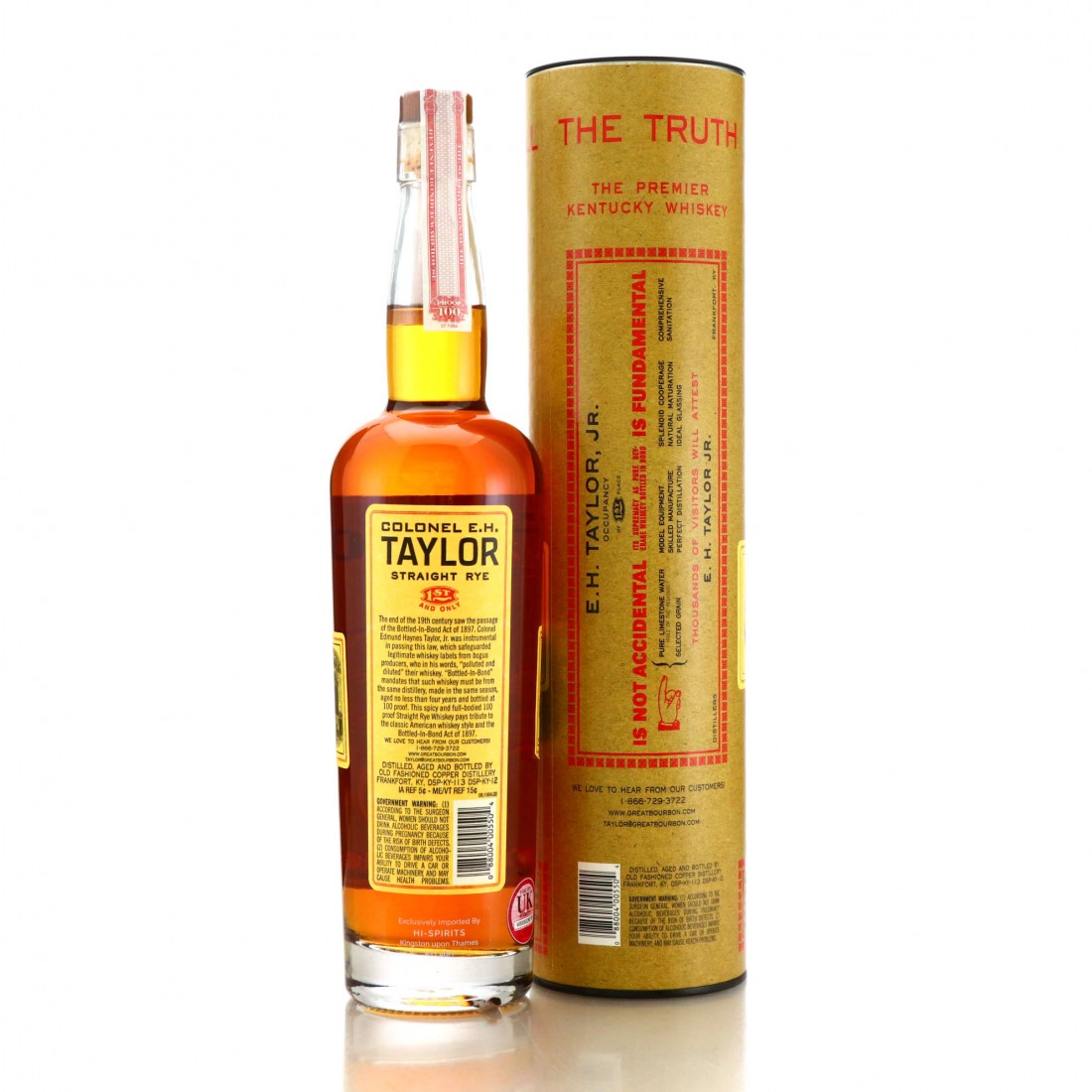 Colonel E.H. Taylor Straight Rye 2020 | Whisky Auctioneer