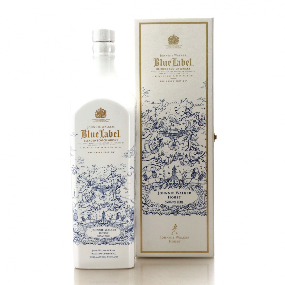 Johnnie Walker Blue Label Casks Edition 1 Litre / Johnnie Walker House ...