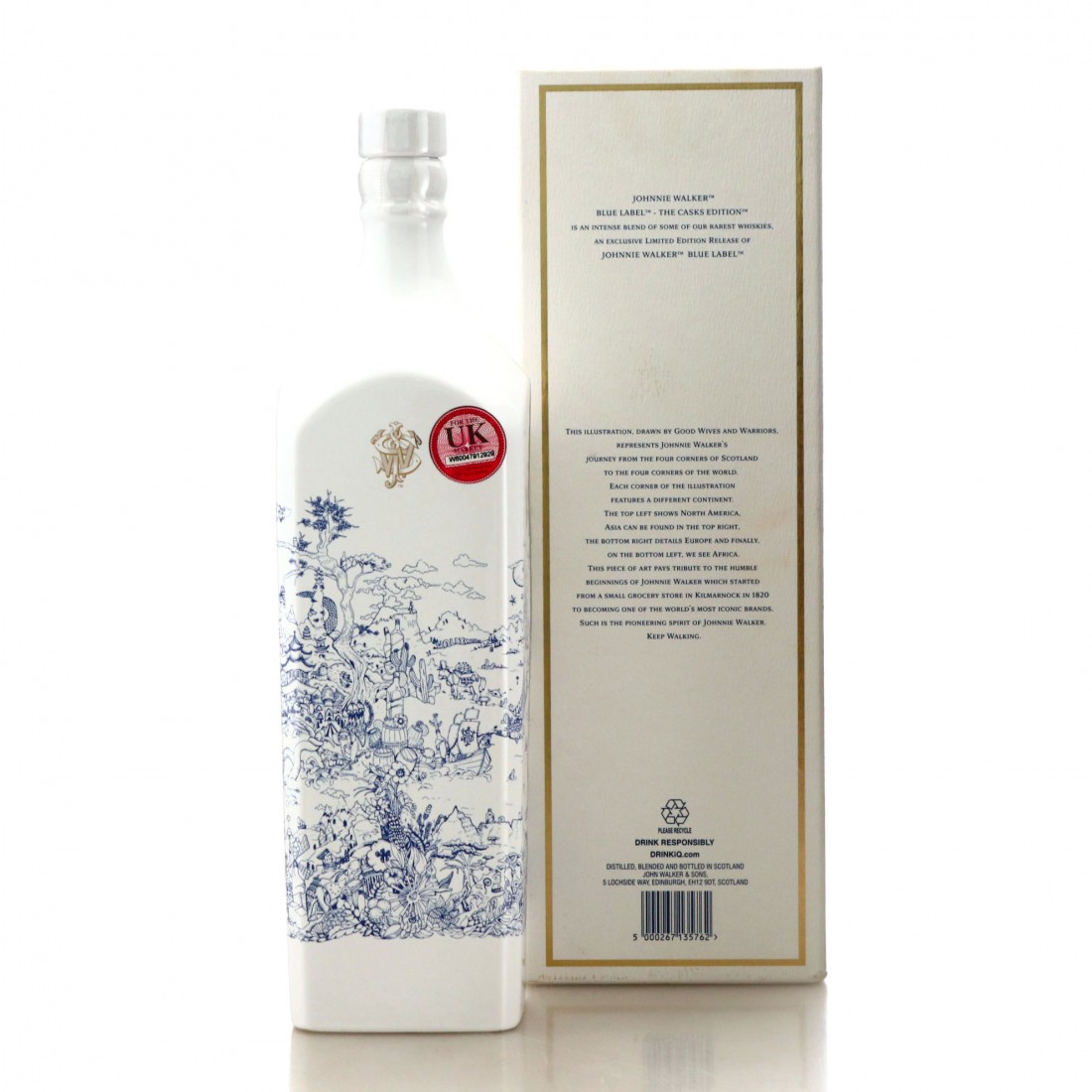 Johnnie Walker Blue Label Casks Edition 1 Litre / Johnnie Walker House ...