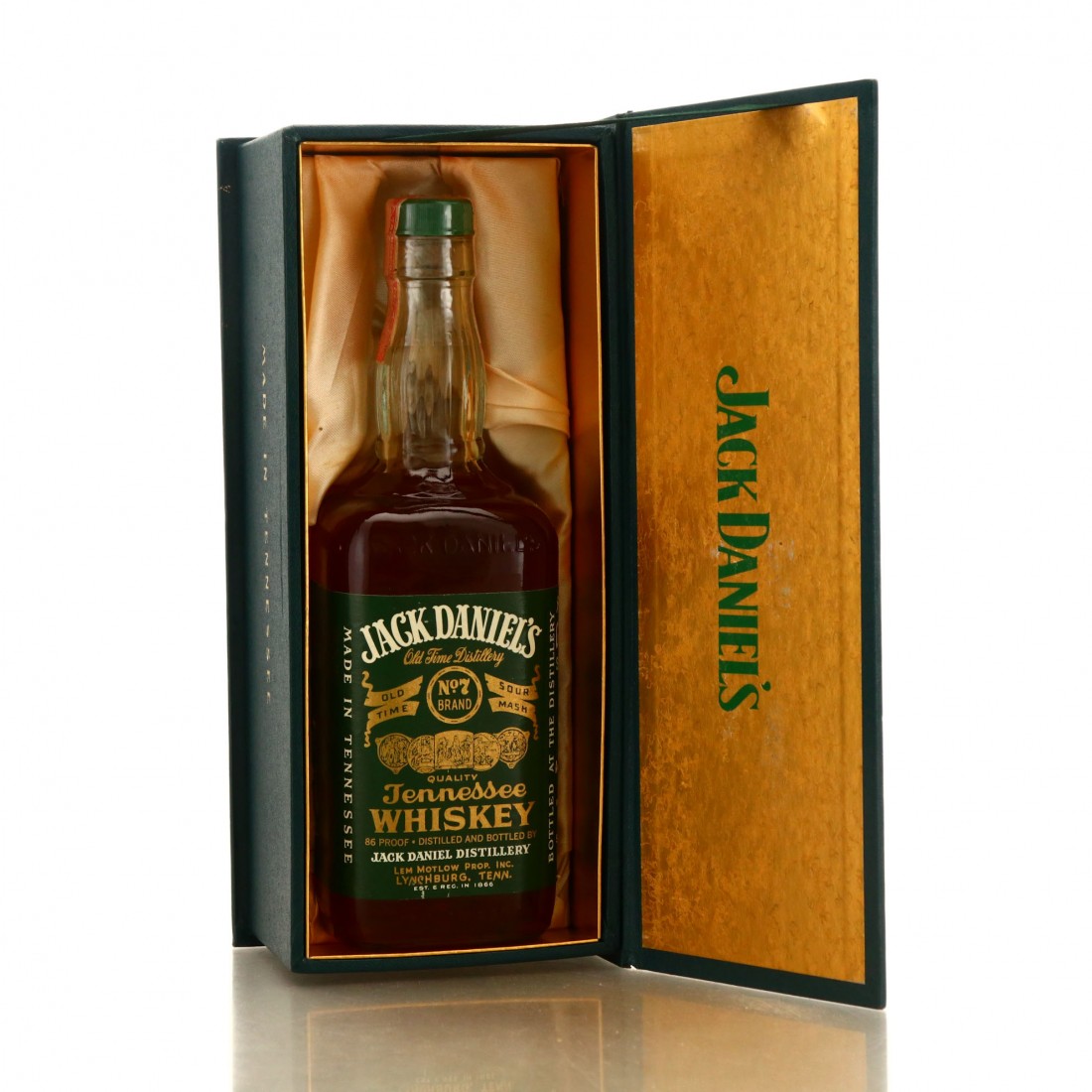 Jack Daniel's Old No.7 Brand Green Label 86 Proof 1980 | Whisky Auctioneer