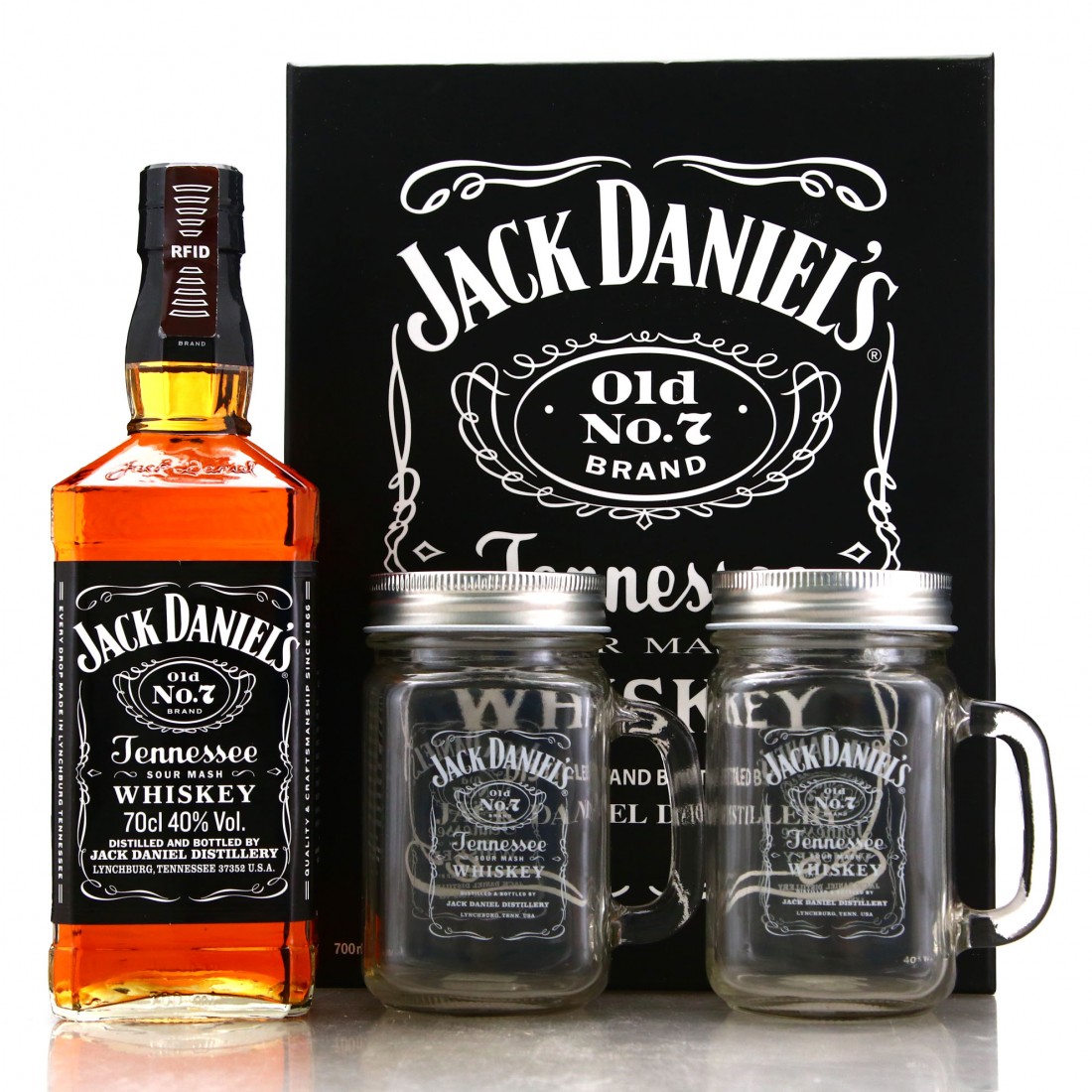 Jack Daniel's Old No.7 Brand 80 Proof Gift Pack 70cl / South Korea ...