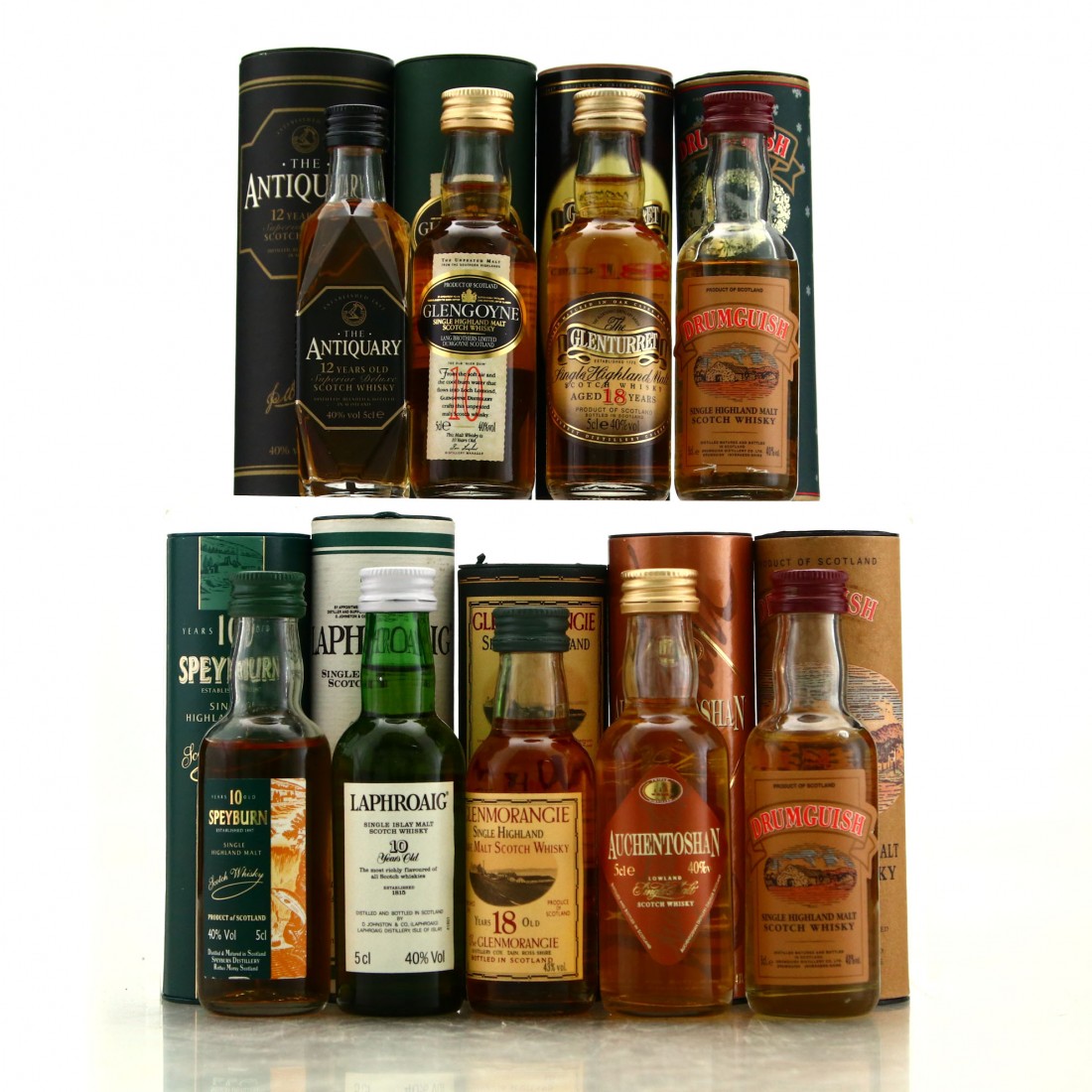 Scotch Whisky Miniatures x 9 | Whisky Auctioneer