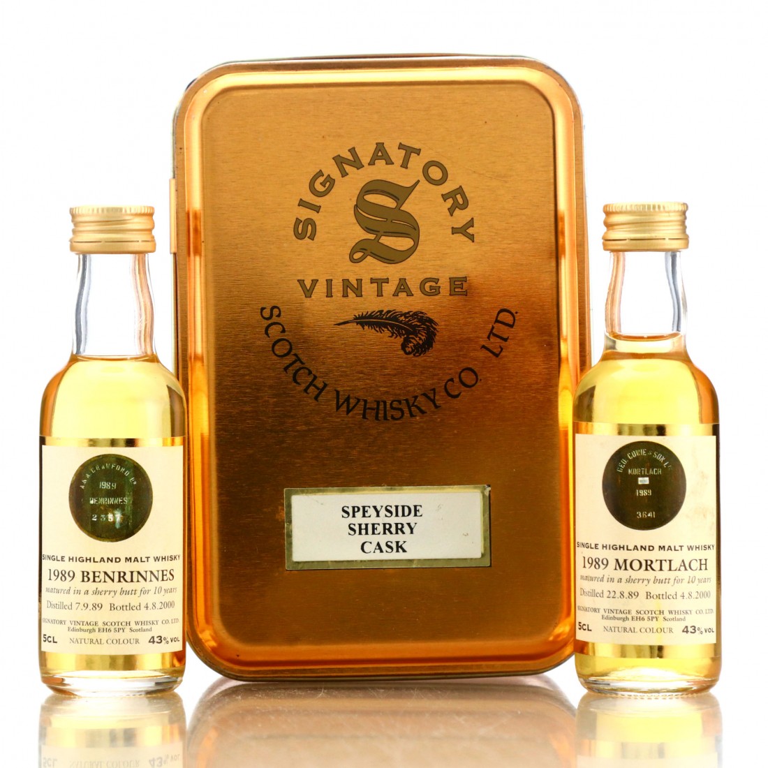 Signatory Vintage Speyside Sherry Cask Miniatures x 2 | Whisky Auctioneer