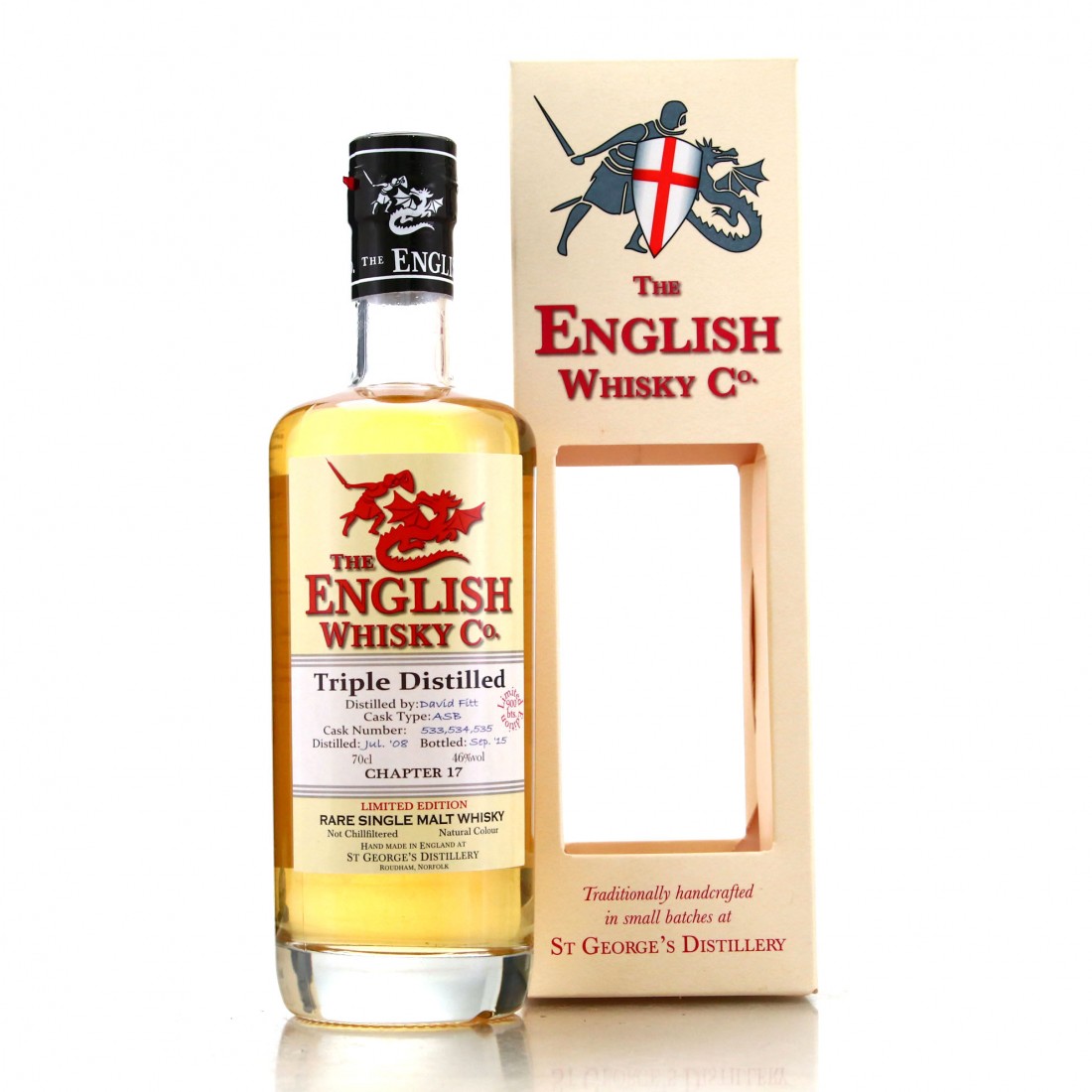 English Whisky Co 2008 Chapter 17 Triple Distilled | Whisky Auctioneer