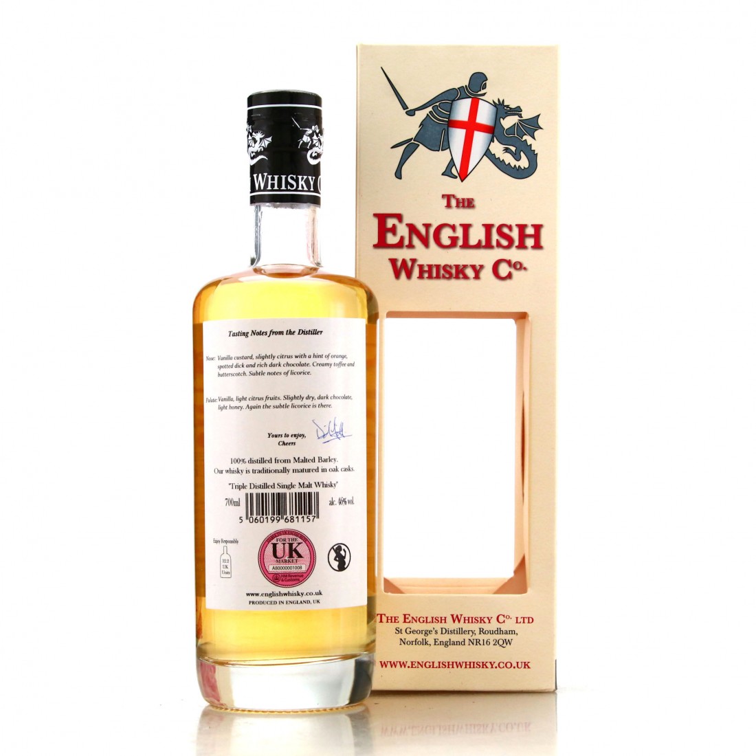 English Whisky Co 2008 Chapter 17 Triple Distilled | Whisky Auctioneer