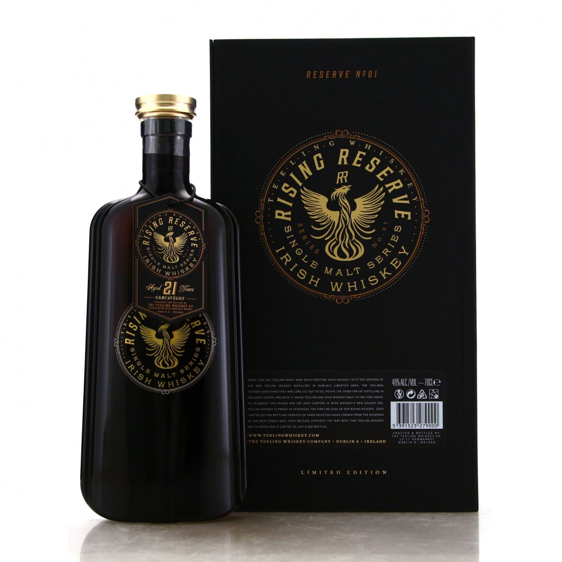 Teeling Whiskey 21 Year Old Carcavelos Cask Finish / Rising Reserve No ...