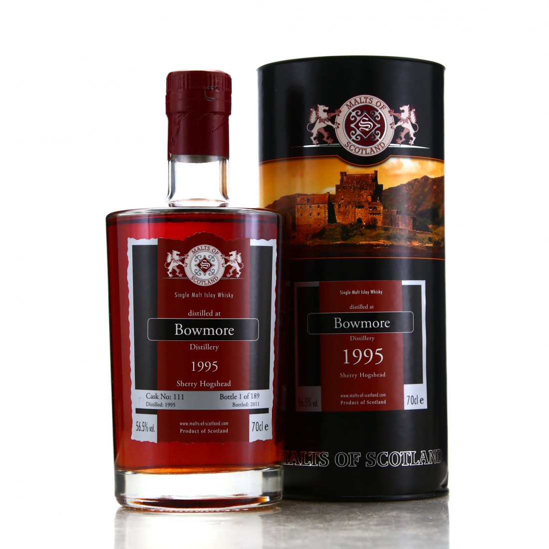 Bowmore 1995 Malts of Scotland Sherry Hogshead | Whisky Auctioneer