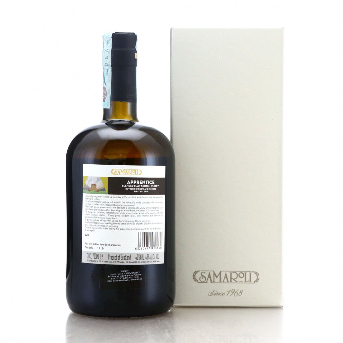 Apprentice Samaroli Blended Malt / First Release 2022 | Whisky Auctioneer