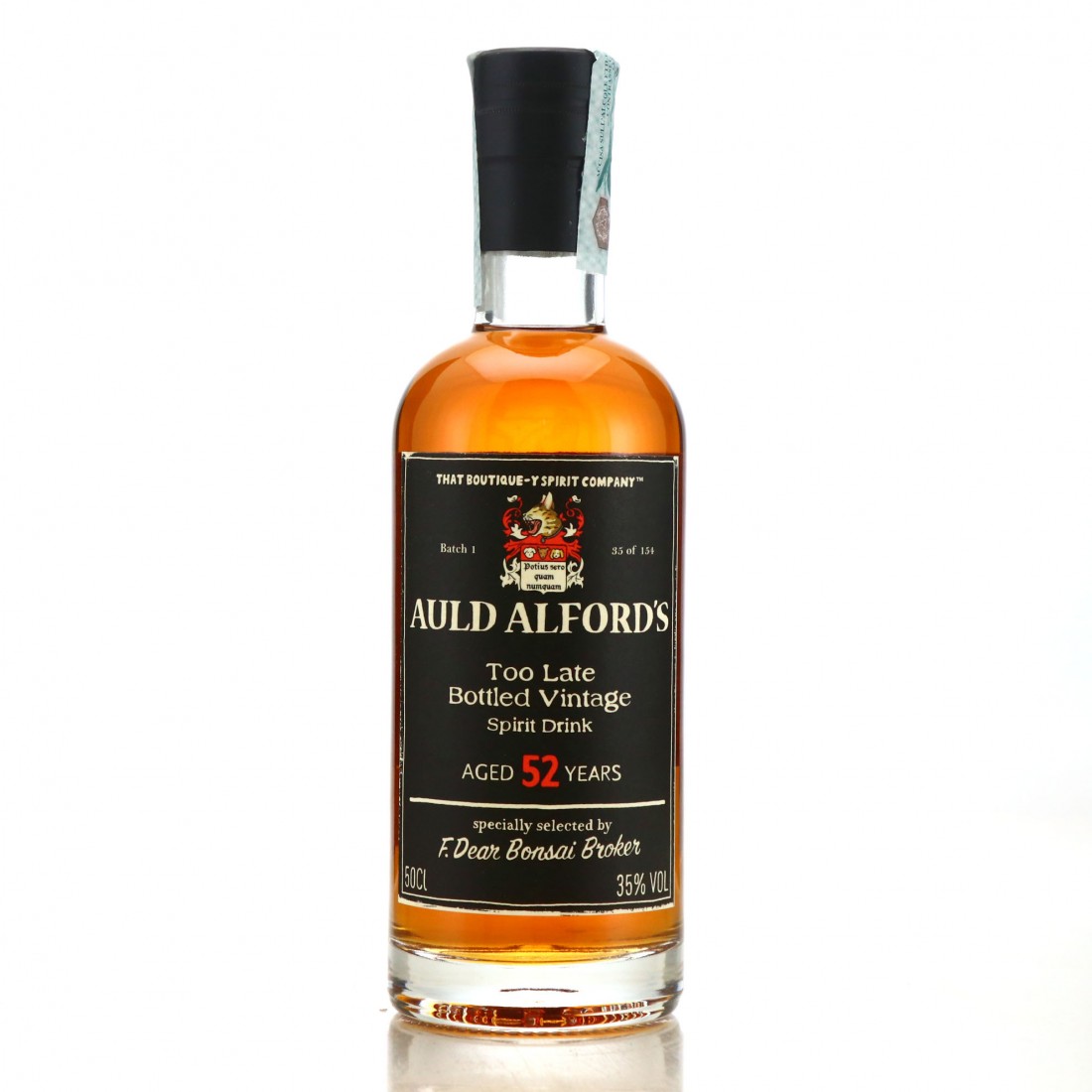 Auld Alford's 52 Year Old That Boutique-y Spirit Company Batch #1 ...