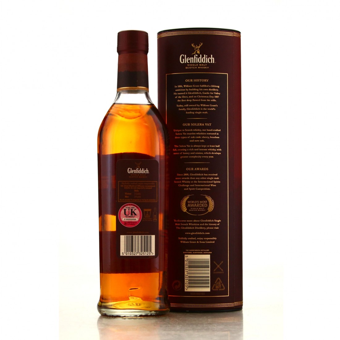 Glenfiddich 15 Year Old Solera Vat pre-2014 | Whisky Auctioneer