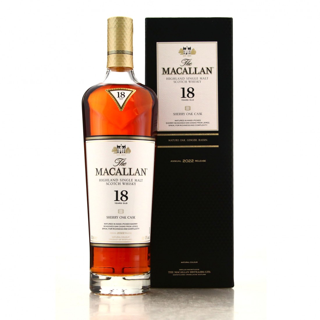 Macallan 18 Year Old Sherry Oak 2022 Release | Whisky Auctioneer