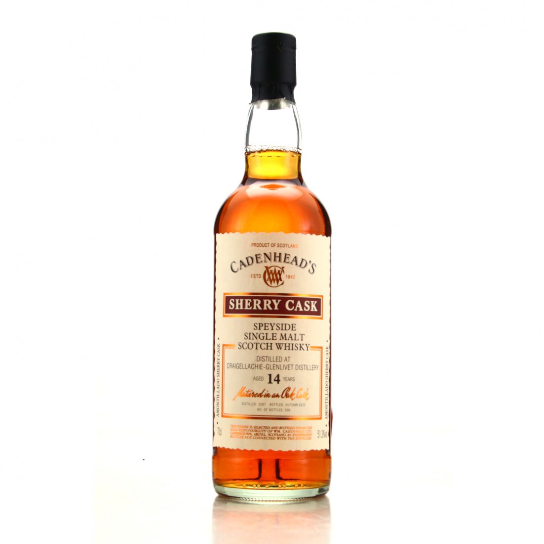 Craigellachie 2007 Cadenhead's 14 Year Old Sherry Cask | Whisky Auctioneer