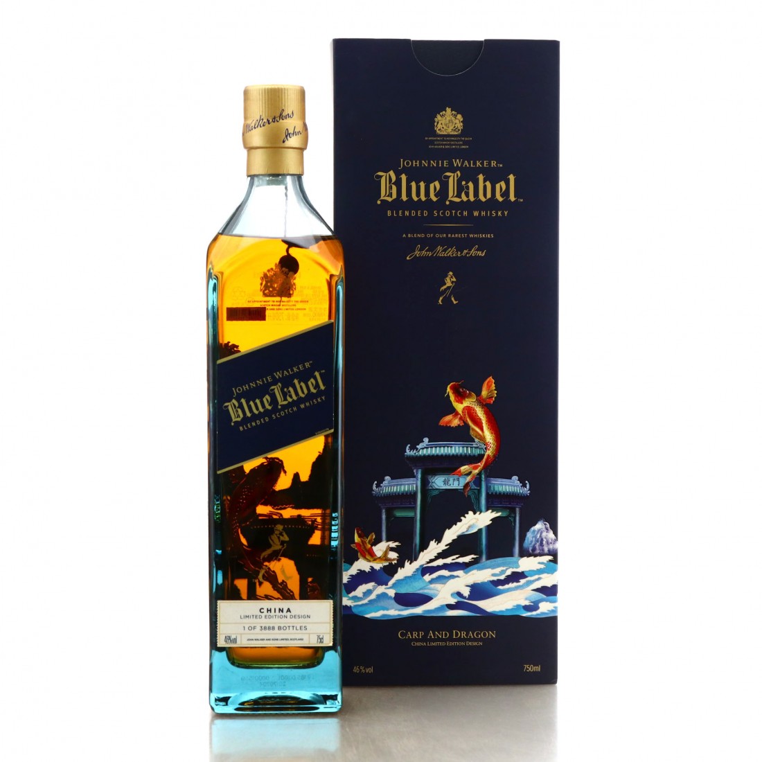 Johnnie Walker Blue Label China Limited Edition 75cl / Carp & Dragon ...
