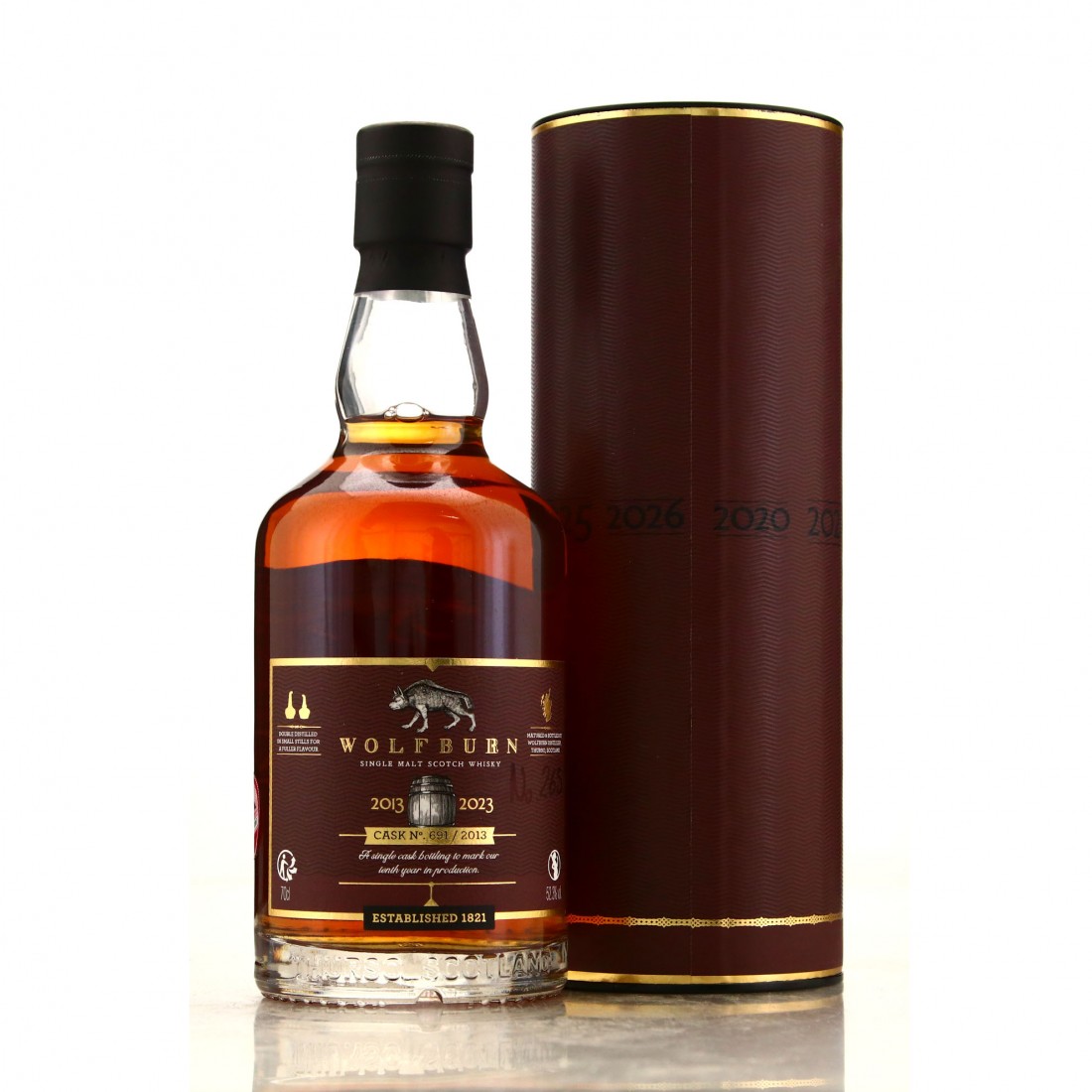 Wolfburn 2013 Single Oloroso Cask 9 Year Old #691 / Anniversary Series ...