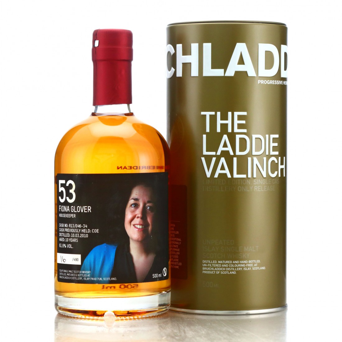 Bruichladdich 2010 Fiona Glover Valinch 10 Year Old / COE Brandy ...
